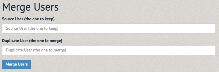 How do I merge duplicate users – Pinfire Labs